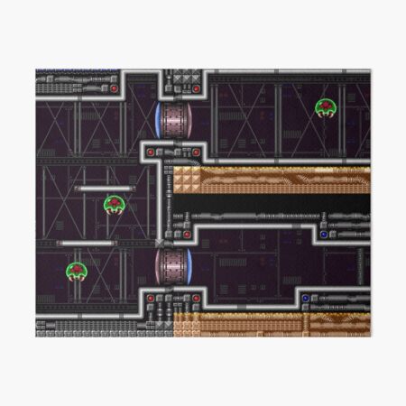 "Super Metroid Level Map" Art Board Print for Sale by gin-nek-shop ...