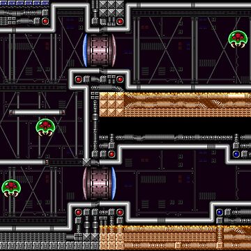 "Super Metroid Level Map" Poster for Sale by Gin Neko | Redbubble