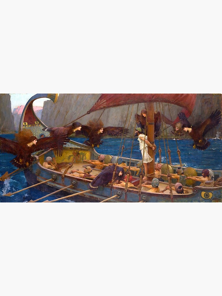 Póster «John William Waterhouse Ulises y las sirenas» de pdgraphics | Redbubble