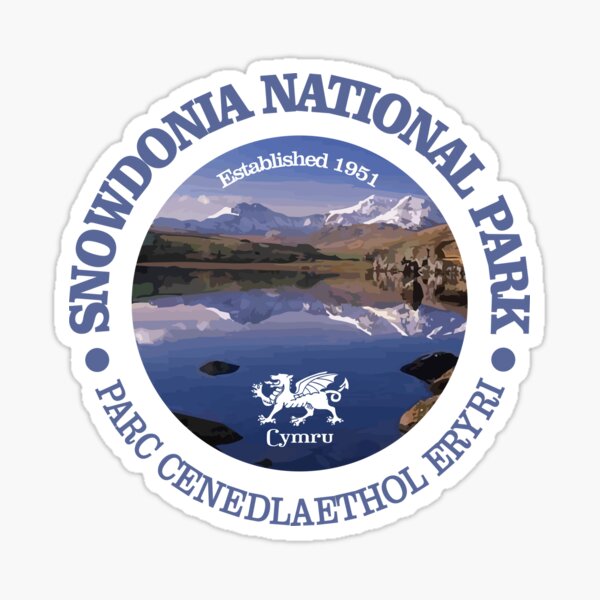 "Snowdonia National Park (NP)" Sticker for Sale by curranmorgan | Redbubble