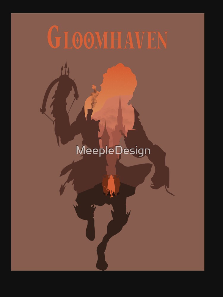 "Gloomhaven Tinkerer - Minimalist Silhouette Poster Style - Board Game ...