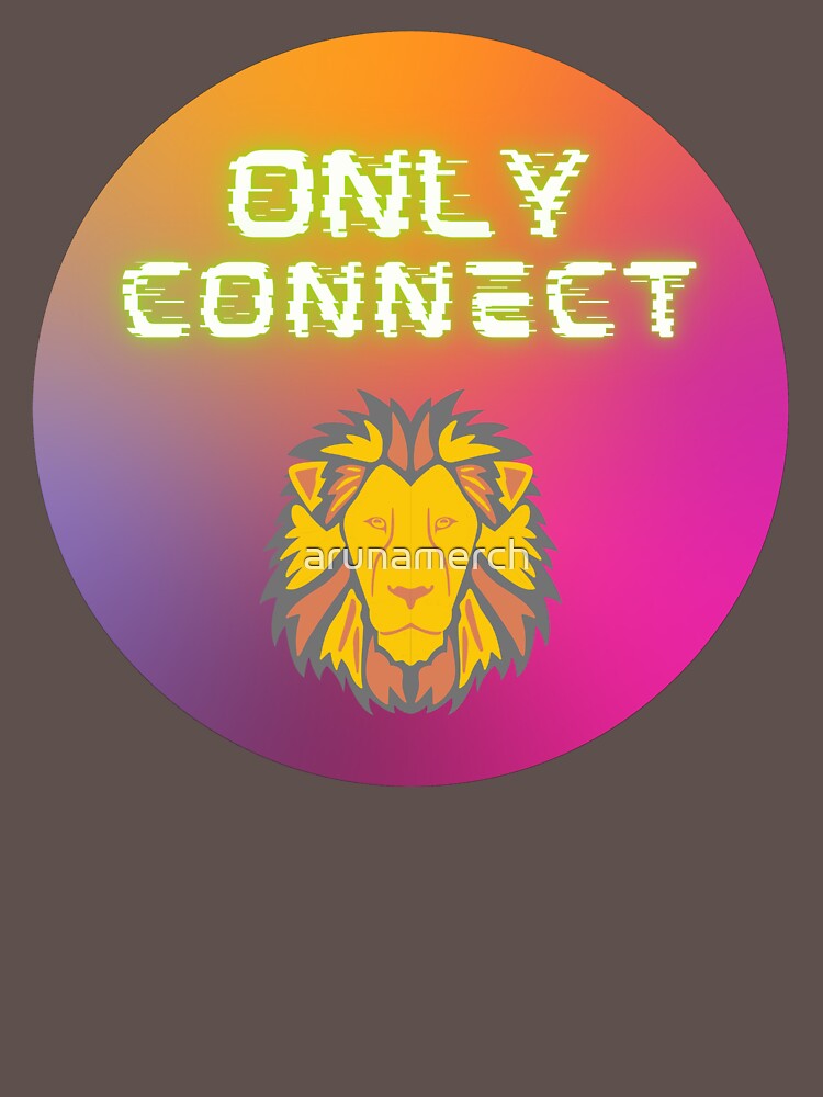 "Only Connect" T-shirt for Sale by arunamerch | Redbubble | bbc2 t ...