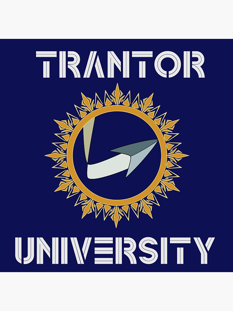 "Trantor University" Sticker for Sale by VisionTee | Redbubble