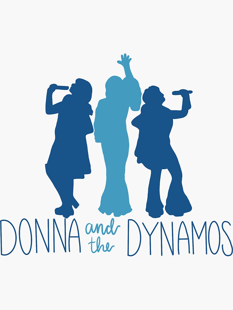 "Donna and the Dynamos" Sticker for Sale by abiproffitt3 | Redbubble