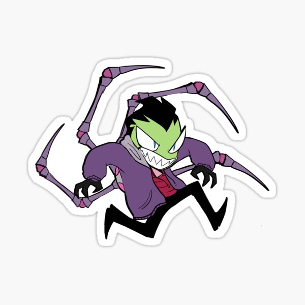 Invader Zim Stickers | Redbubble