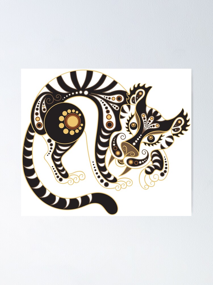 "The Naga Tiger is ready to protect you!" Poster for Sale by ...