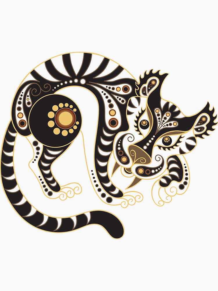 "The Naga Tiger is ready to protect you!" Sticker for Sale by ...
