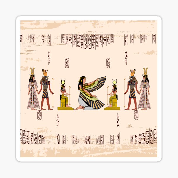 "Ancient Egypt Hieroglyphics" Sticker for Sale by amersoliman | Redbubble