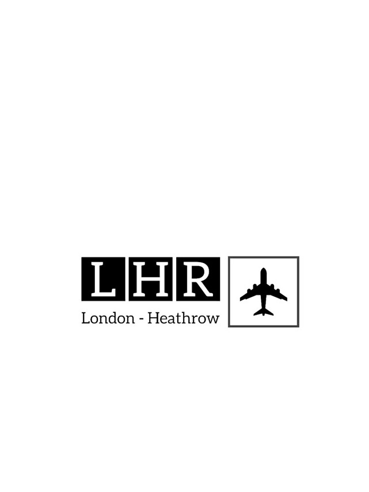 "LHR - London Heathrow Airport Code" iPhone Case for Sale by ...