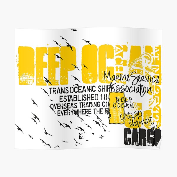 "Deep Ocean" Poster for Sale by Fozy-Shop-Tees | Redbubble