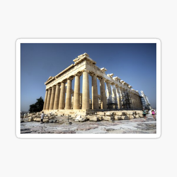 "The Parthenon " Sticker for Sale by hawkie | Redbubble