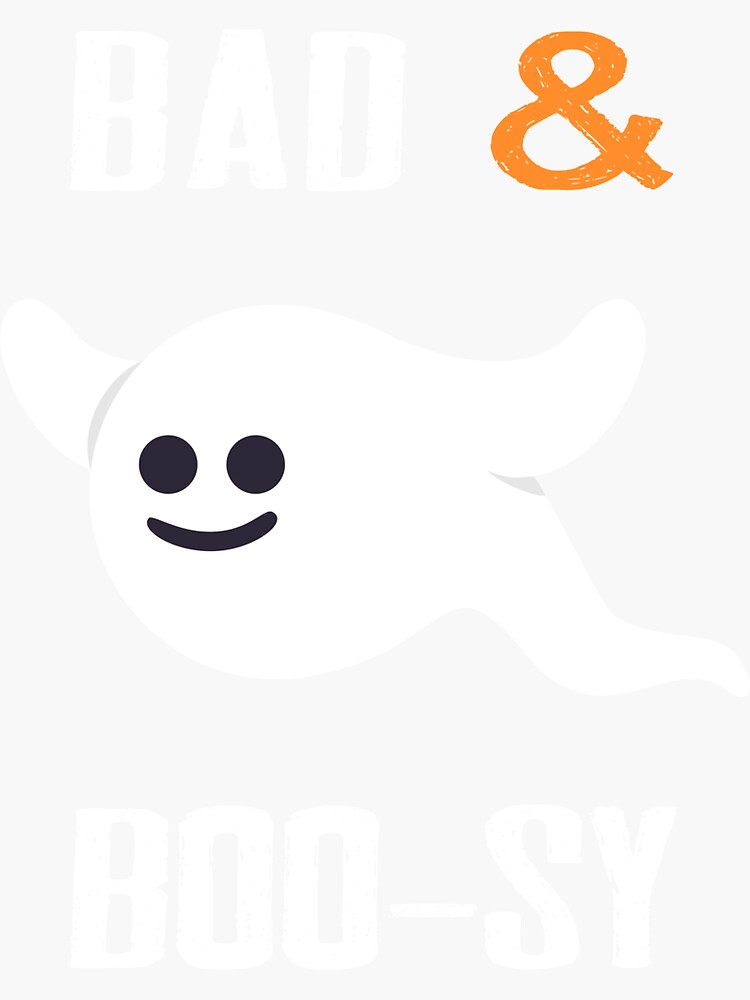 " BAD AND BOO SY" Sticker for Sale by Dieowl | Redbubble