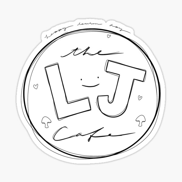 "lj cafe" Sticker by kristinsafou | Redbubble