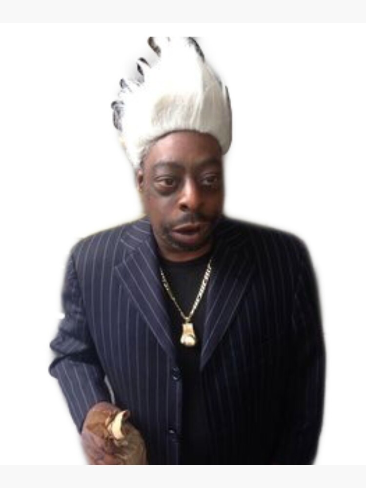 "beetlejuice with funny hair- Lester green" Mounted Print for Sale by ...