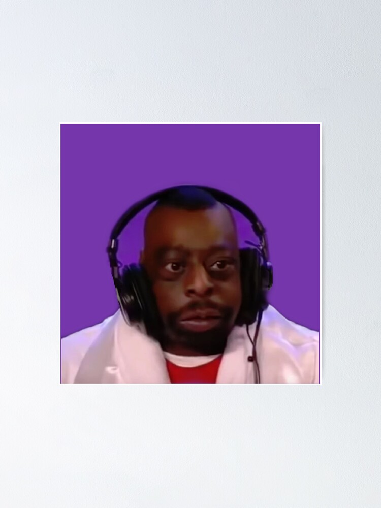 "beetlejuice with headphones- Lester green " Poster for Sale by ...