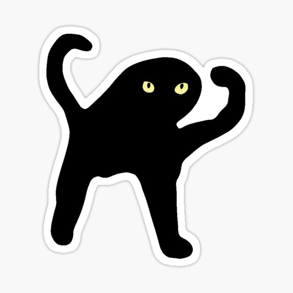 "Cat Fight - Meme" Sticker for Sale by littlestthought | Redbubble