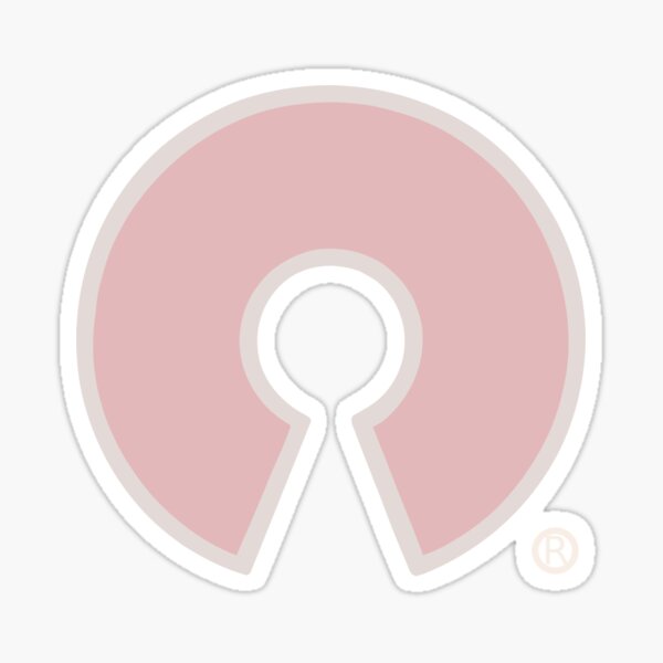 "Pink Open Source " Sticker for Sale by Anonymousbtb | Redbubble