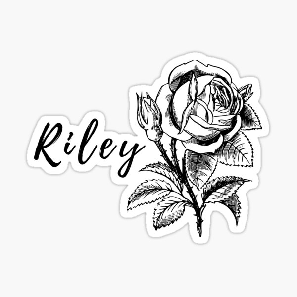 "Riley " Sticker by NamesPlate | Redbubble