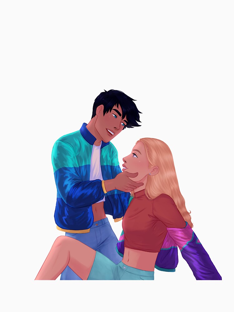 "Retro Percabeth" T-shirt by ColonelBaconBit | Redbubble