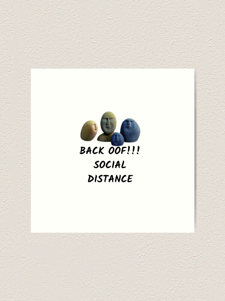 "OOF STONES MEME" Art Print by Sharon111 | Redbubble