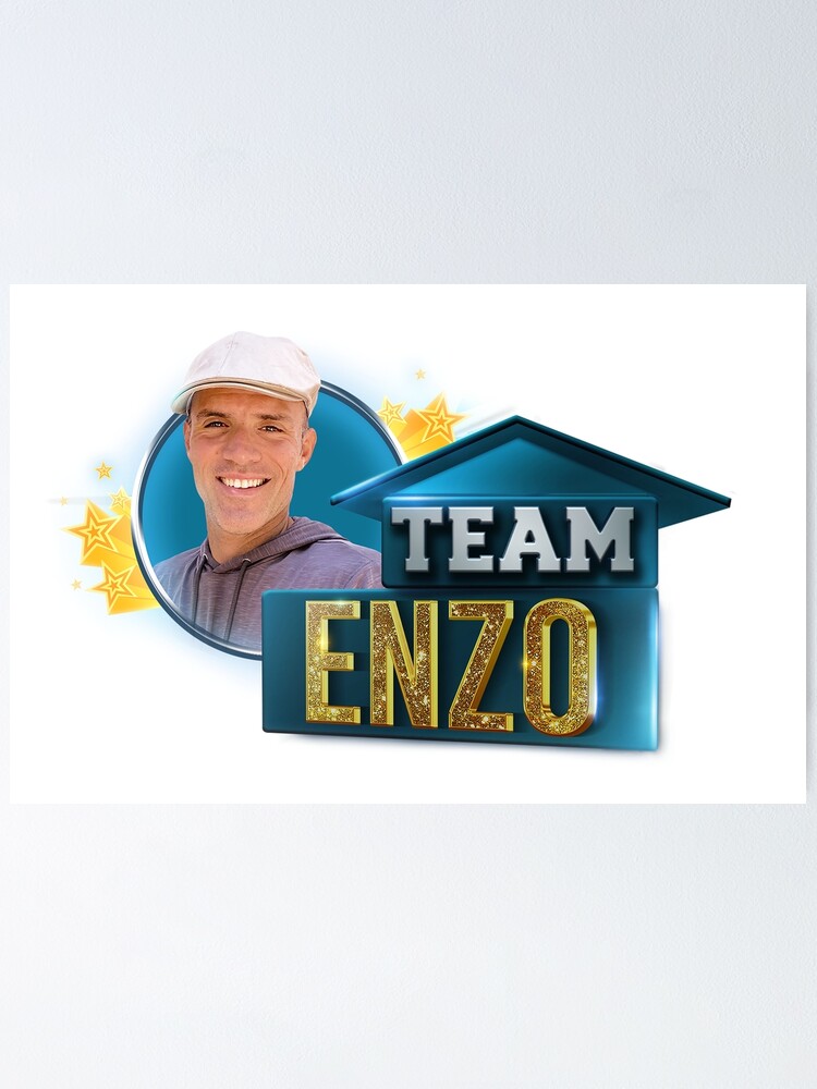"TEAM ENZO BB22" Poster by Nostalgiarama | Redbubble