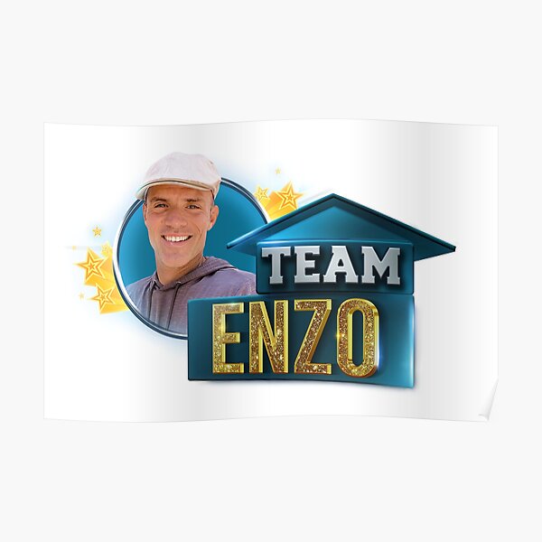 "TEAM ENZO BB22" Poster by Nostalgiarama | Redbubble