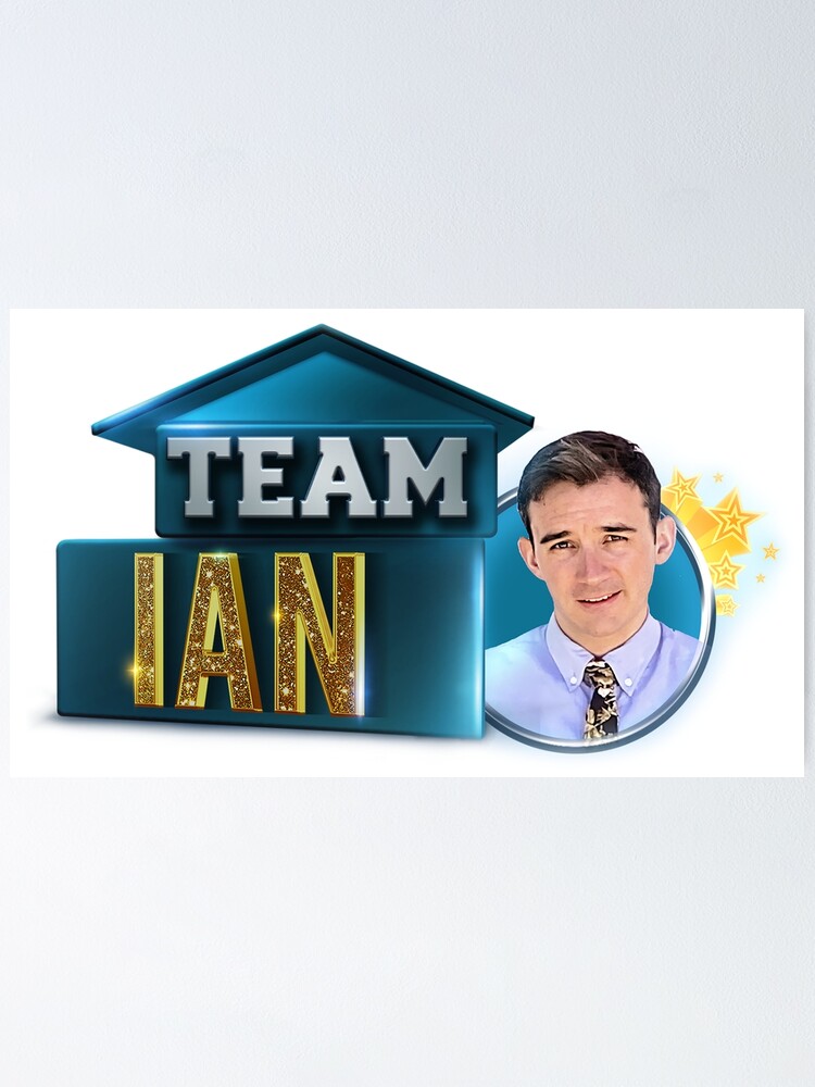 "TEAM IAN BB22" Poster for Sale by Nostalgiarama | Redbubble