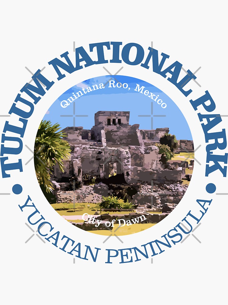 "Tulum National Park (NP)" Sticker for Sale by curranmorgan | Redbubble