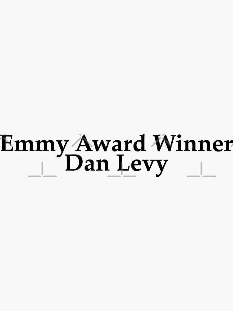 "Emmy Award Winner Dan Levy" Sticker by bwaykt | Redbubble