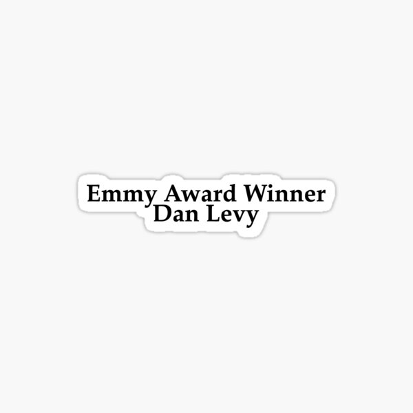 "Emmy Award Winner Dan Levy" Sticker by bwaykt | Redbubble
