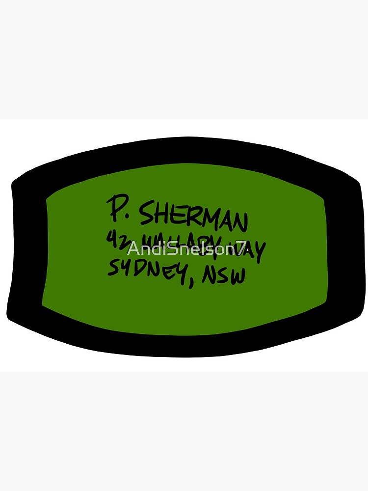 "P Sherman 42 Wallaby Way Sydney, NSW" Mask by AndiSnelson7 | Redbubble