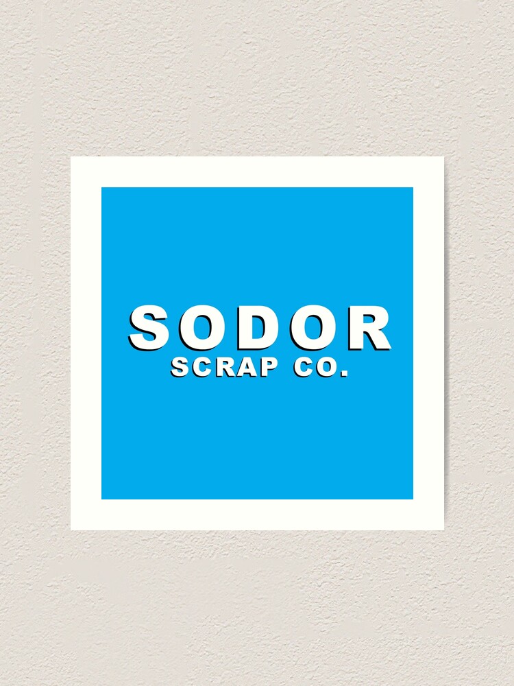 "SODOR SCRAP CO." Art Print for Sale by andrewgyne | Redbubble