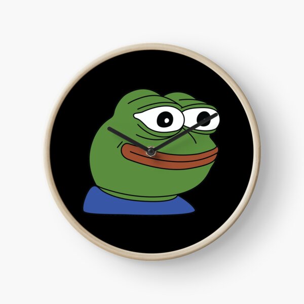 "Yep Emote" Clock by SimplyNewDesign | Redbubble