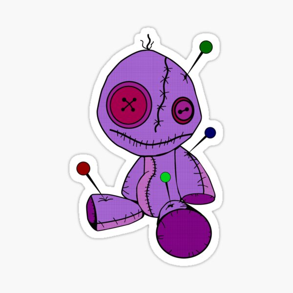 "Voodoo Doll" Sticker for Sale by Sara-Miyano | Redbubble