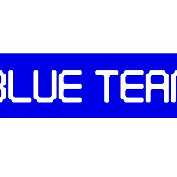 "Blue Team" Sticker for Sale by KaiserFrei | Redbubble