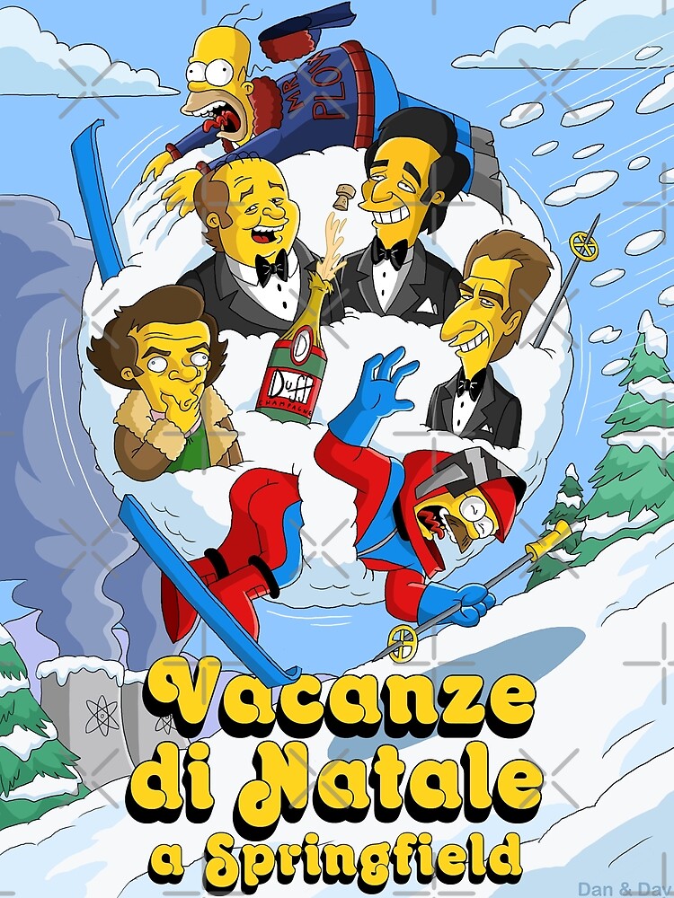 "Vacanze di Natale a Springfield " Poster for Sale by Dan e Dav Store | Redbubble