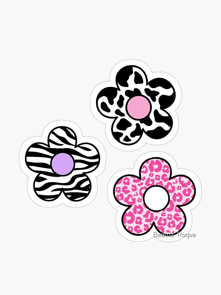 "indie flowers " Sticker for Sale by Beatrzr | Redbubble