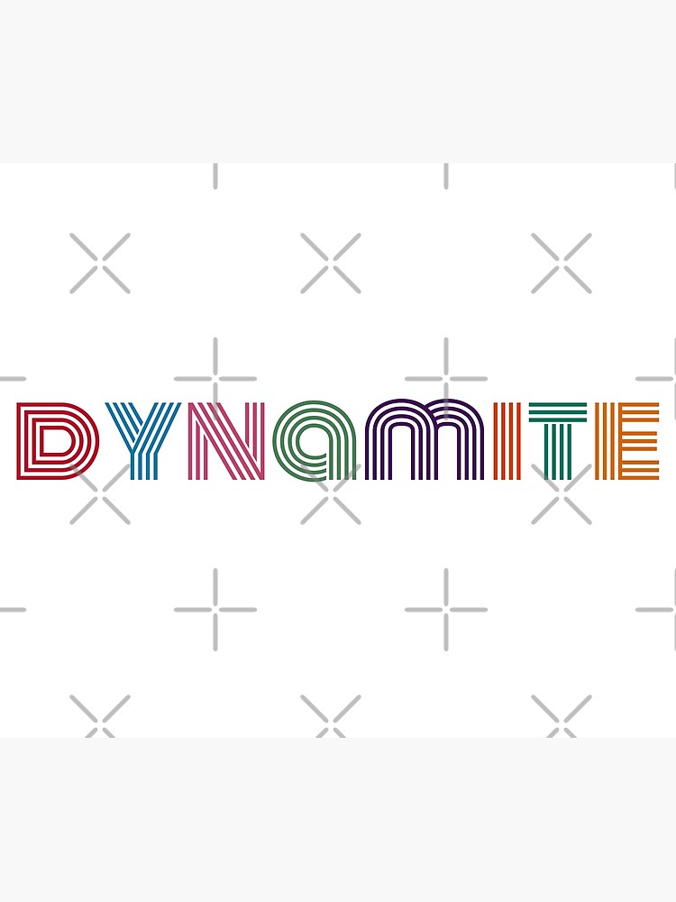 "bts dynamite logo hd quality " Art Print for Sale by Ana88s | Redbubble