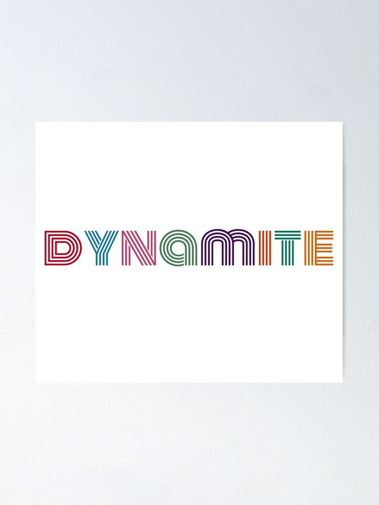 "bts dynamite logo hd quality " Poster by Ana88s | Redbubble