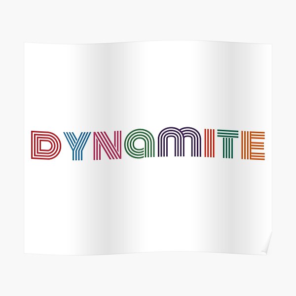 "bts dynamite logo hd quality " Poster by Ana88s | Redbubble
