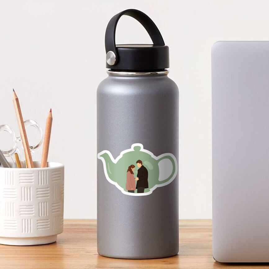 "Jim and Pam Teapot" Sticker for Sale by Ever-After | Redbubble