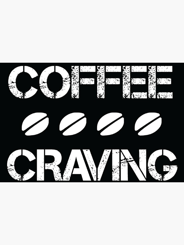 "Coffee Craving Logo" Sticker for Sale by Emma1016 | Redbubble