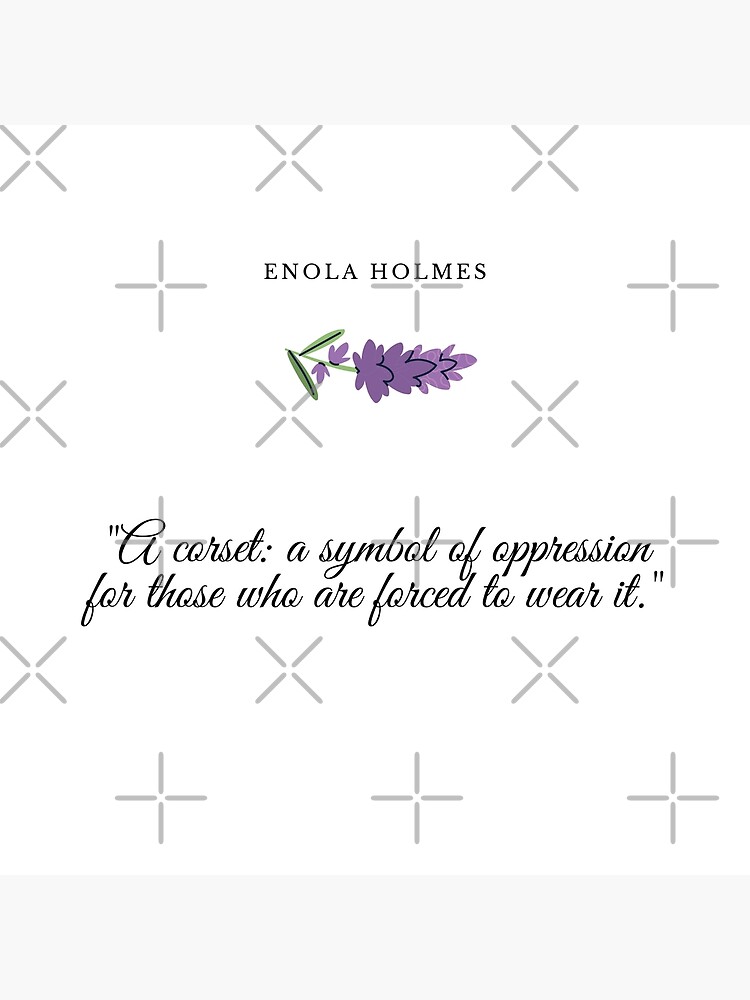 "Enola Holmes movie quotes" Poster by chulitad | Redbubble
