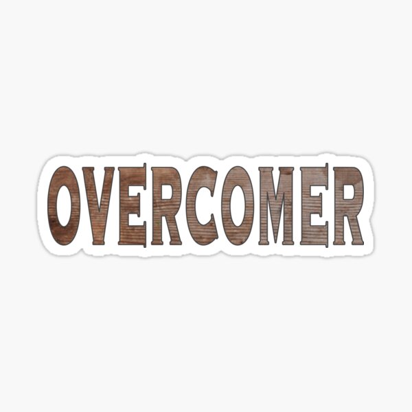 "Overcomer" Sticker by thegiantslayers | Redbubble