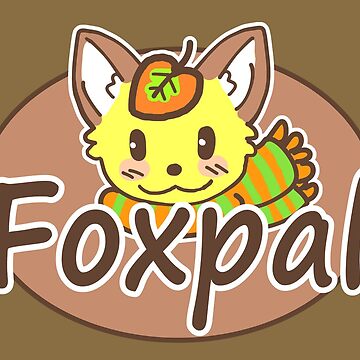 "Foxpal Logo" Sticker for Sale by Friendlyfoxpal | Redbubble