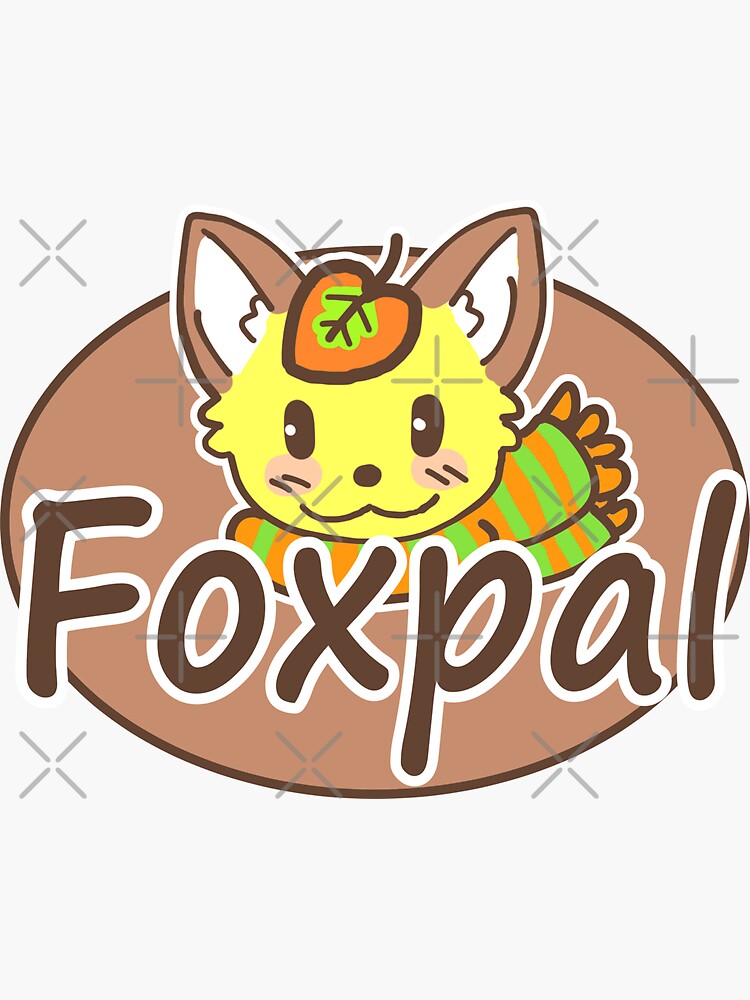 "Foxpal Logo" Sticker for Sale by Friendlyfoxpal | Redbubble