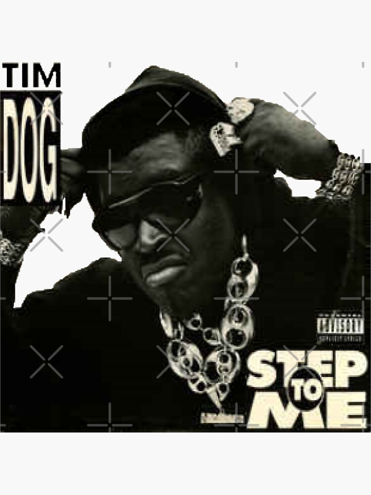 "Tim Dog Step To Me Hip Hop 1991 Rap" Sticker for Sale by zarface ...