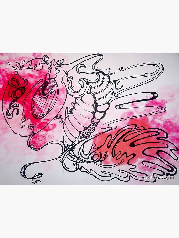 "Blood Red Dots and Spots Unicorn Shrimp" Poster for Sale by ...