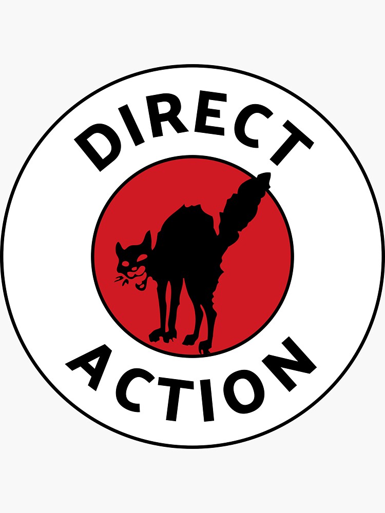 "Direct Action" Sticker by SSFootball | Redbubble