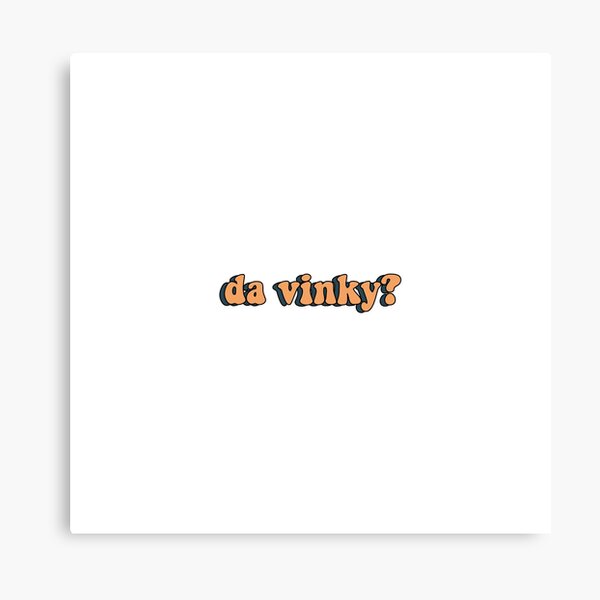 "Da Vinky TikTok Mona Lisa Meme" Canvas Print by LeBebArt | Redbubble